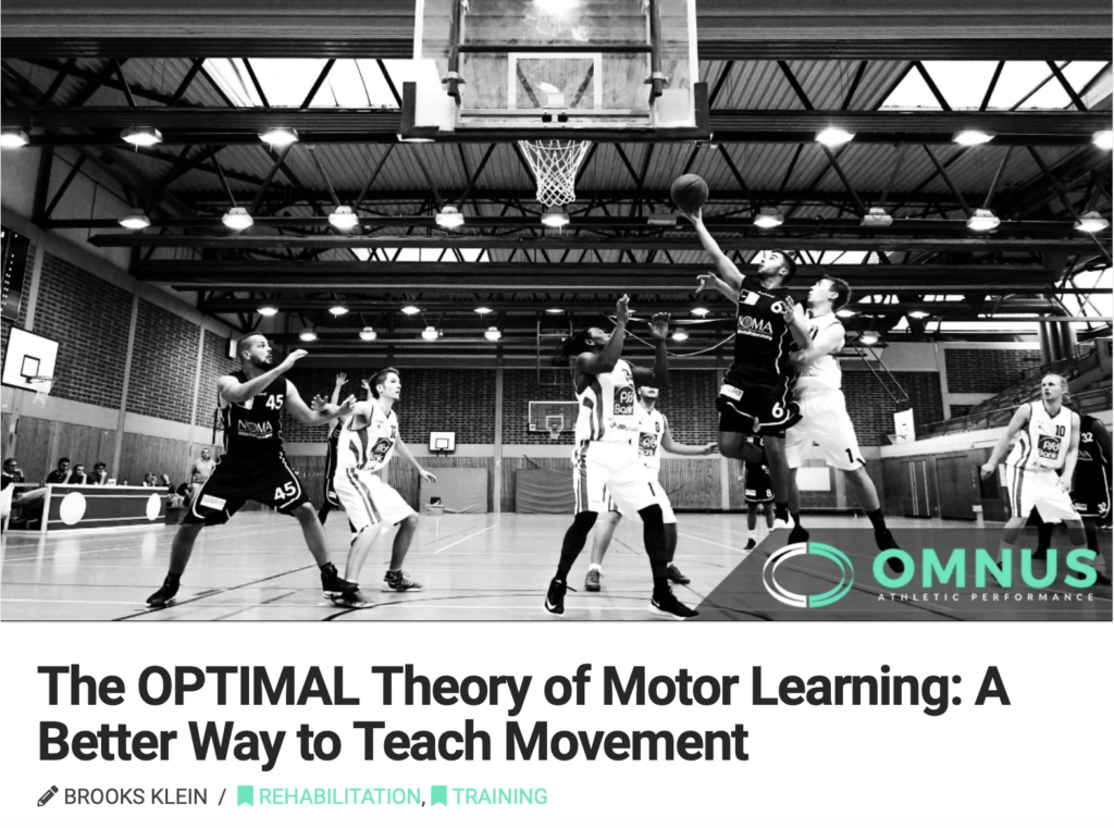 Additional Podcasts, Videos, and Blogs - OPTIMAL Motor Learning